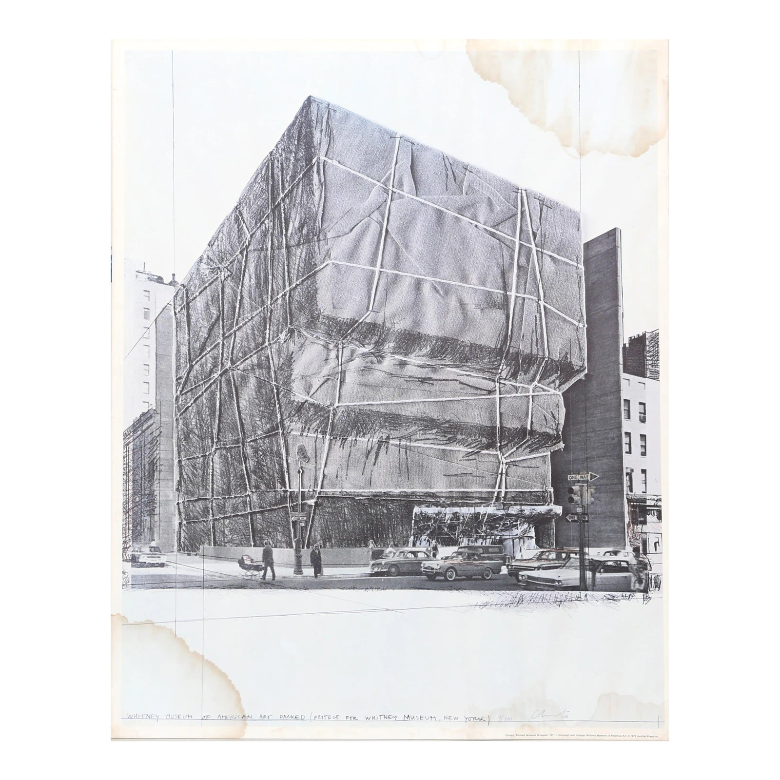 Whitney Museum Wrapped by Christo | Chairish