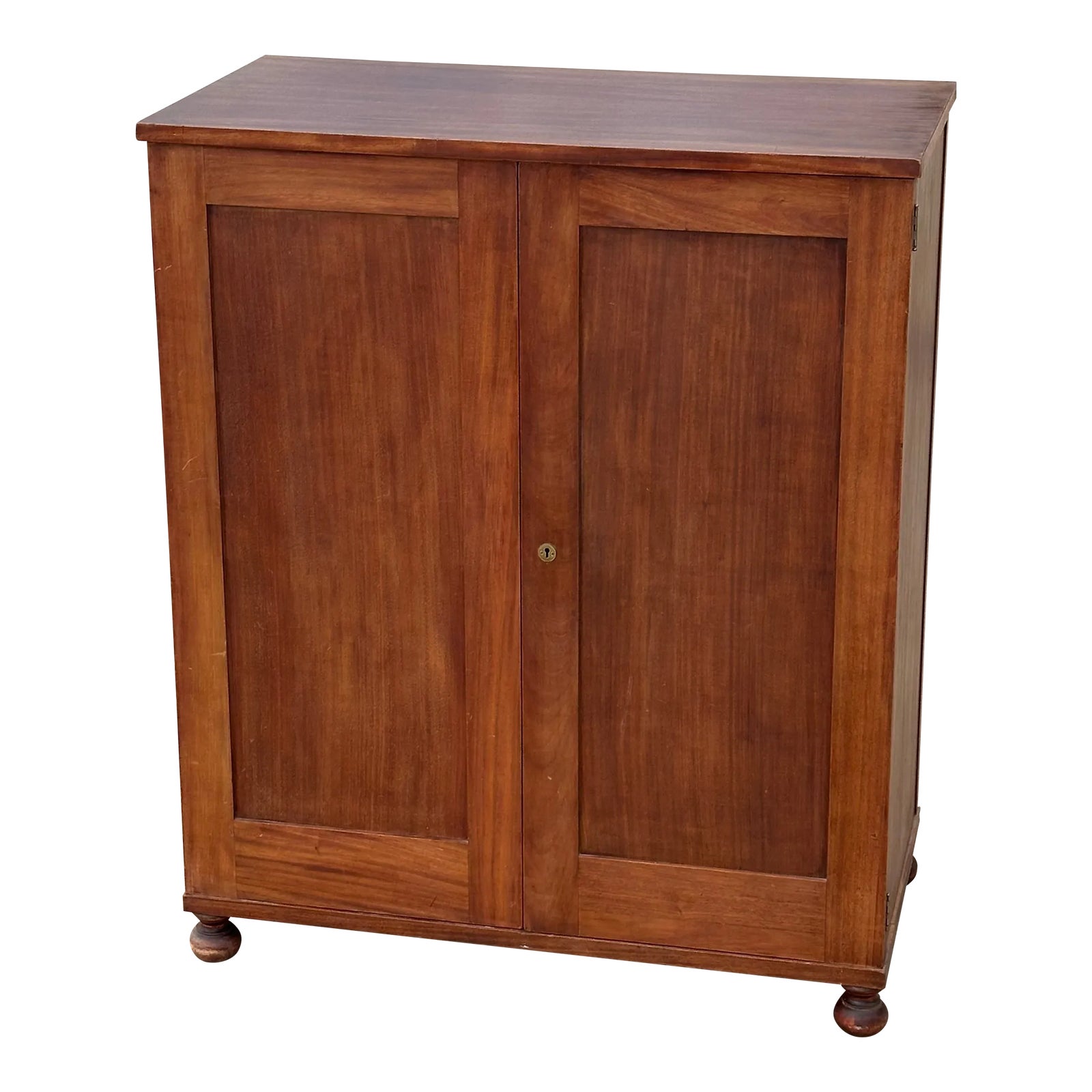 1960s Two-Door Wooden Cabinet | Chairish