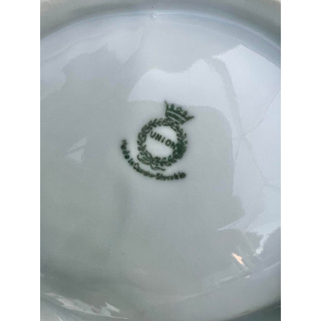 1920s Gold Divided Candy Bowl With Handle | Chairish