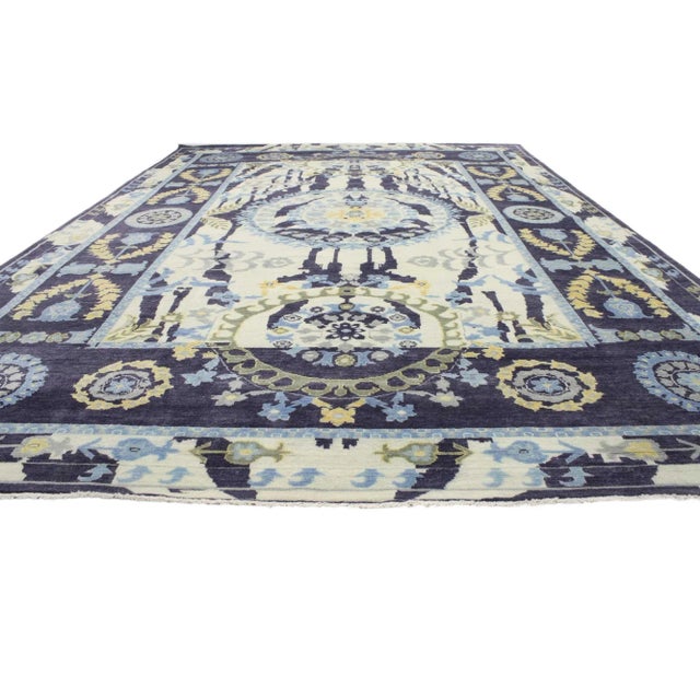 Vintage Suzani Style Rug - 09'07 X 13'10 | Chairish