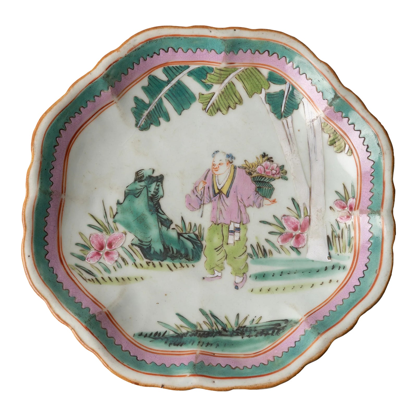 Chinese Tongzhi Famille Verte Bowl | Chairish