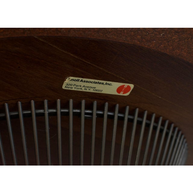 Set of Early Bronze Warren Partner Chairs and Side Table for Knoll ...