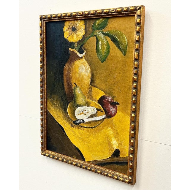 1970's Still Life Painting "First Mess" by E. Wayne McDowell, Framed ...