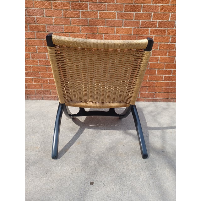 1960's Folding Rope Wrapped Lounge Chair | Chairish
