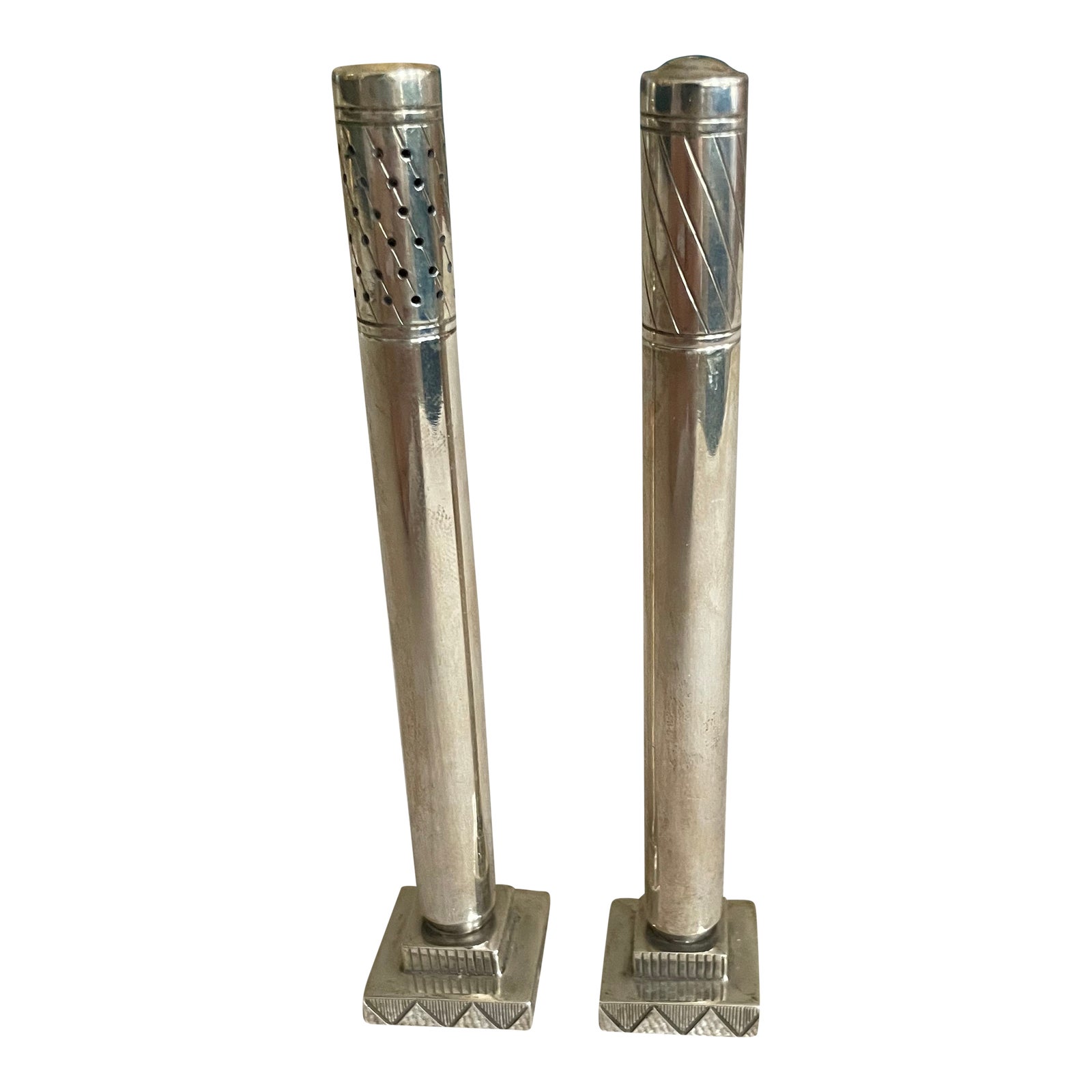 Georg Jensen "Skyscraper" Salt & Pepper, #793, Copenhagen 1936-44 ...