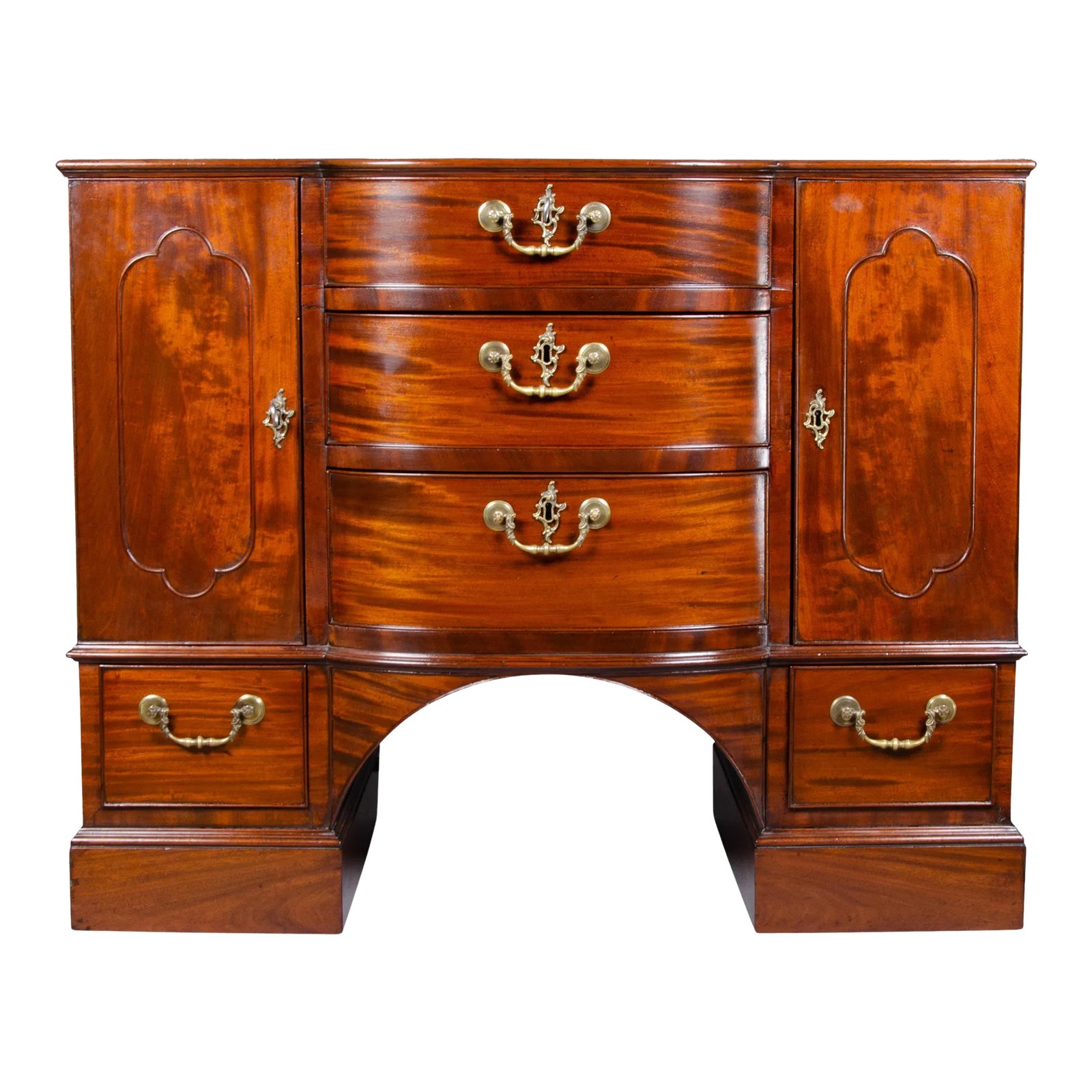 George III Mahogany Chest Attributed to Wright and Elwick | Chairish