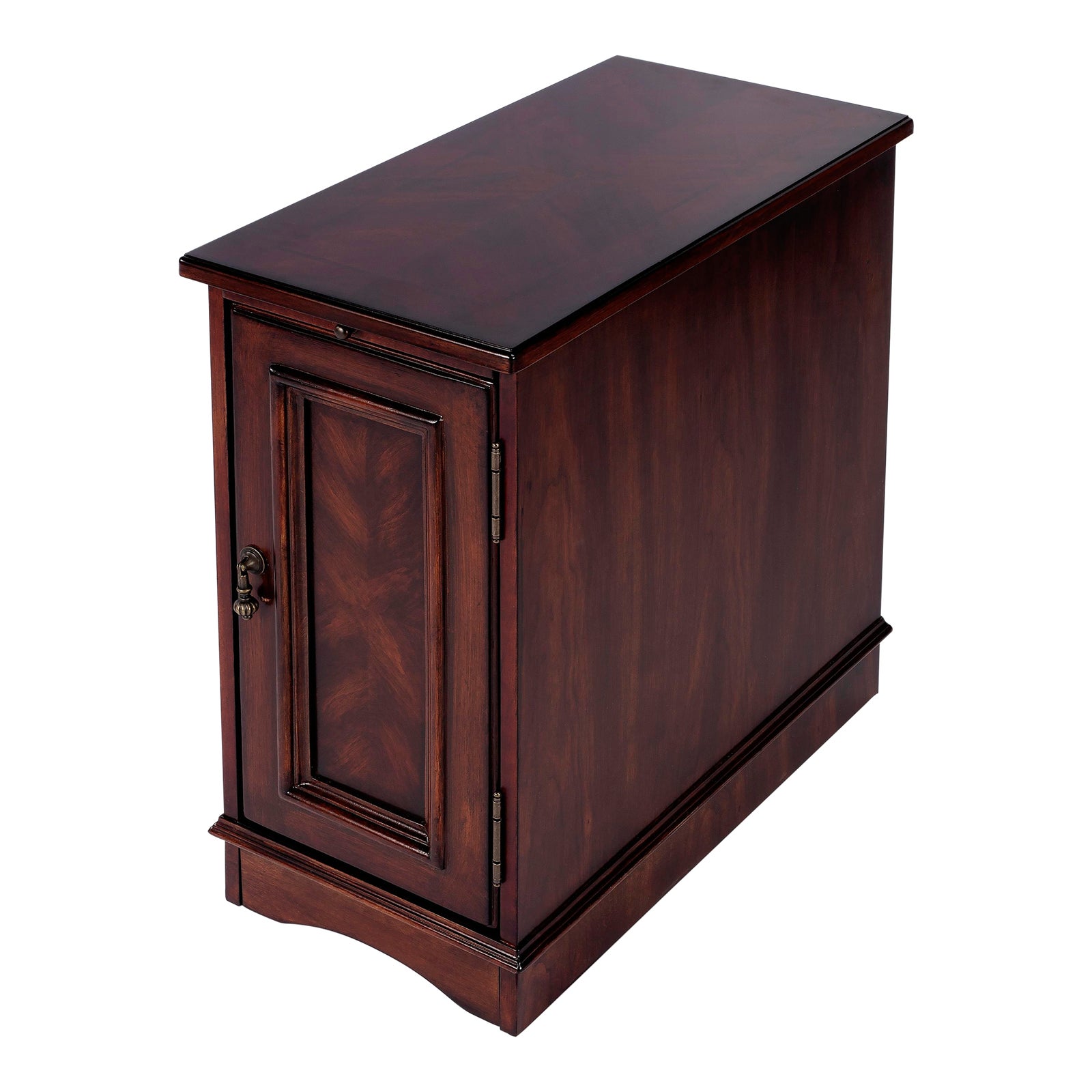 Harling Cabinet, Dark Brown | Chairish