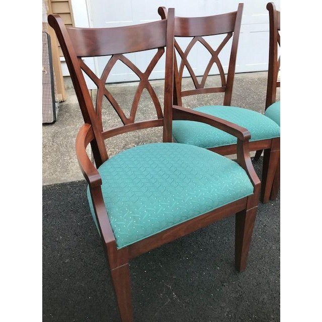 Set of 4 Harden Cherry Regency Style Dining Chairs | Chairish