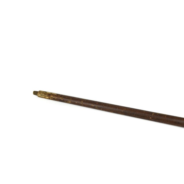 19th Century Victorian Stag Antler Gentleman Walking Cane With Engraved ...