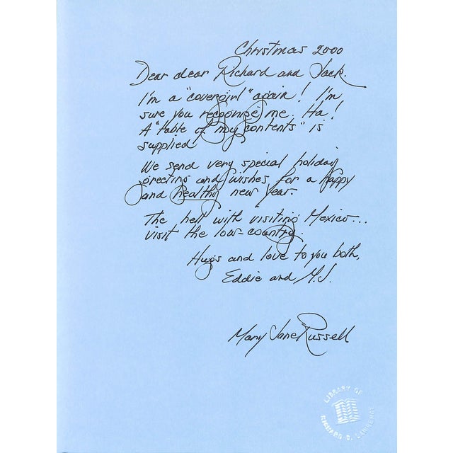 "Louise Dahl-Wolfe" 2000 Ex Libris: Mary Jane Russell (Inscribed ...