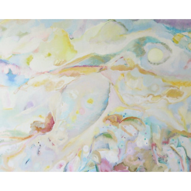 Ronald D. Newman Signed Oil on Canvas Abstract Painting | Chairish