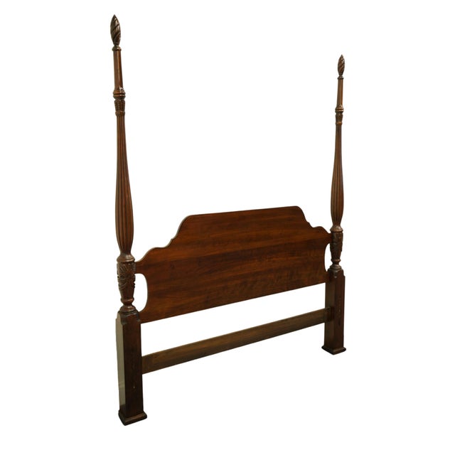 High End Solid Cherry Traditional Style Queen Size Poster Headboard 6 ...