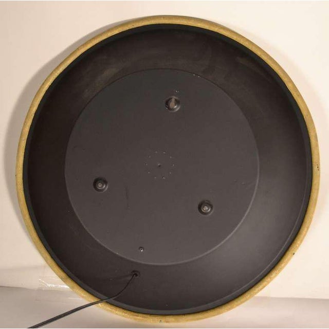 Set of Three Wall Mount Disk Fixtures | Chairish