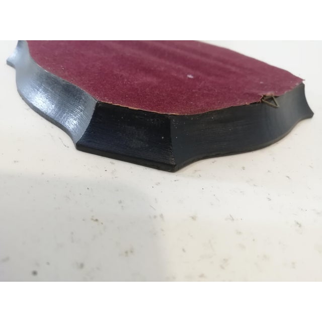 Ebonized Wood and Curved Glass Frames, 1940s, Set of 2 | Chairish