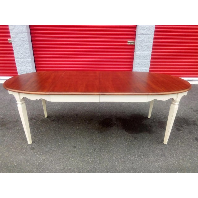 Drexel French Provincial Oval Dining Table 92" Heritage Countryside ...