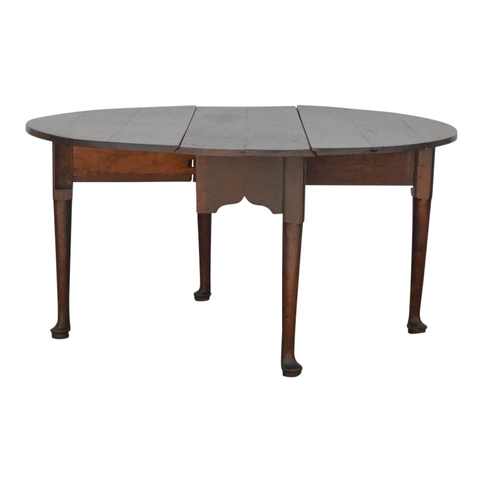 Georgian Oak Gate-Leg Table, Circa 1780 | Chairish