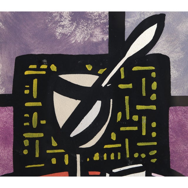 Benjamin Benno, "Glass and Spoon", Still Life Screenprint | Chairish