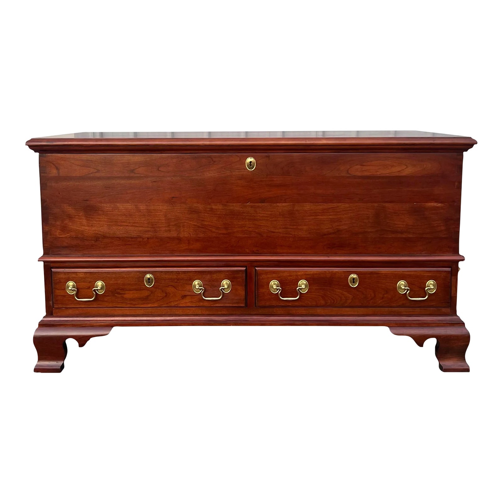 Late 20th Century Stickley Furniture Solid Cherry Chippendale Cedar ...