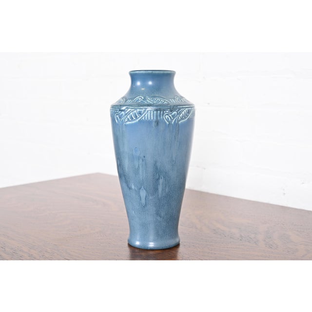 Rookwood Pottery Arts & Crafts Large Glazed Ceramic Floral Decorated ...