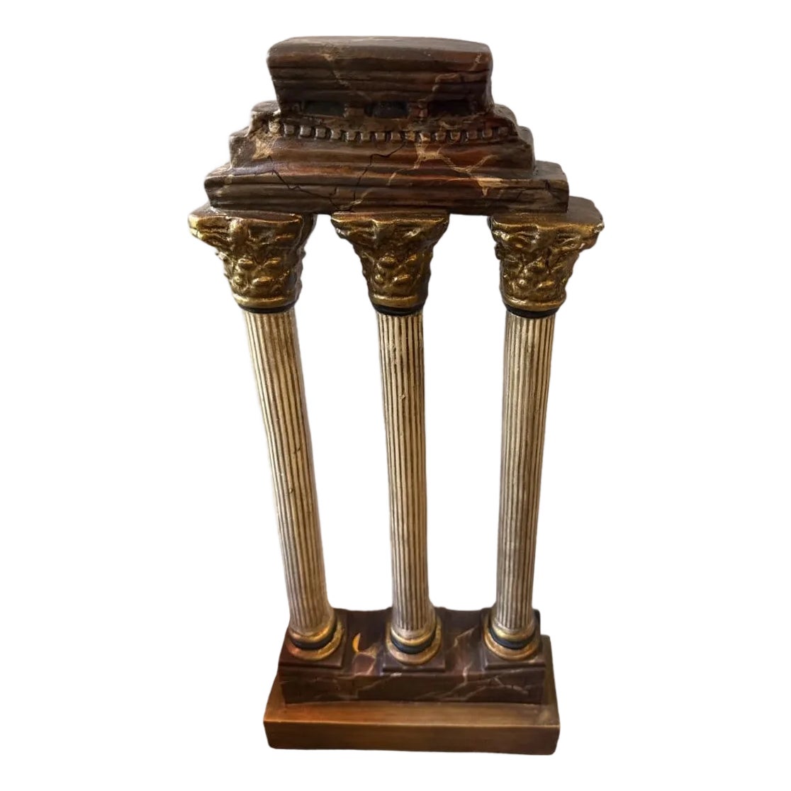 Vintage Italian Souvenir of Grand Tour Temple | Chairish