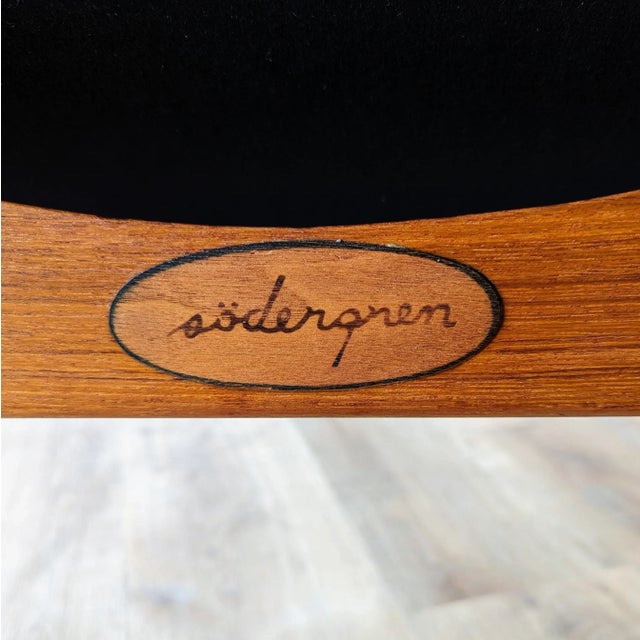 1950s Newly Upholstered Evert Södergren Sculptured Chair | Chairish