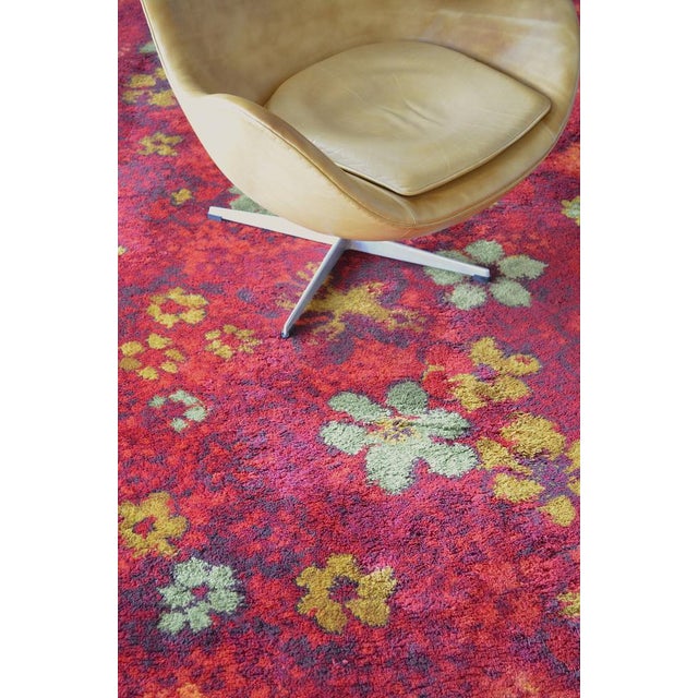 Vintage German Floral Rug, 1970s | Chairish