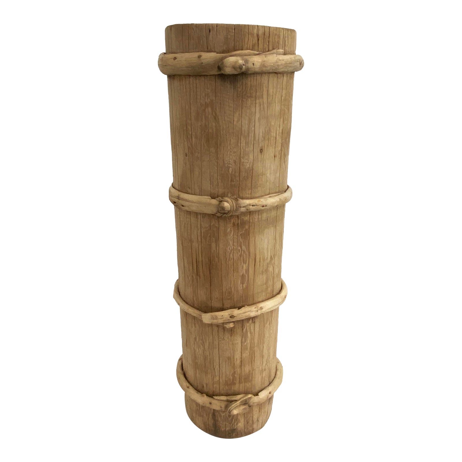 Vintage Yak Butter Churn Bucket | Chairish