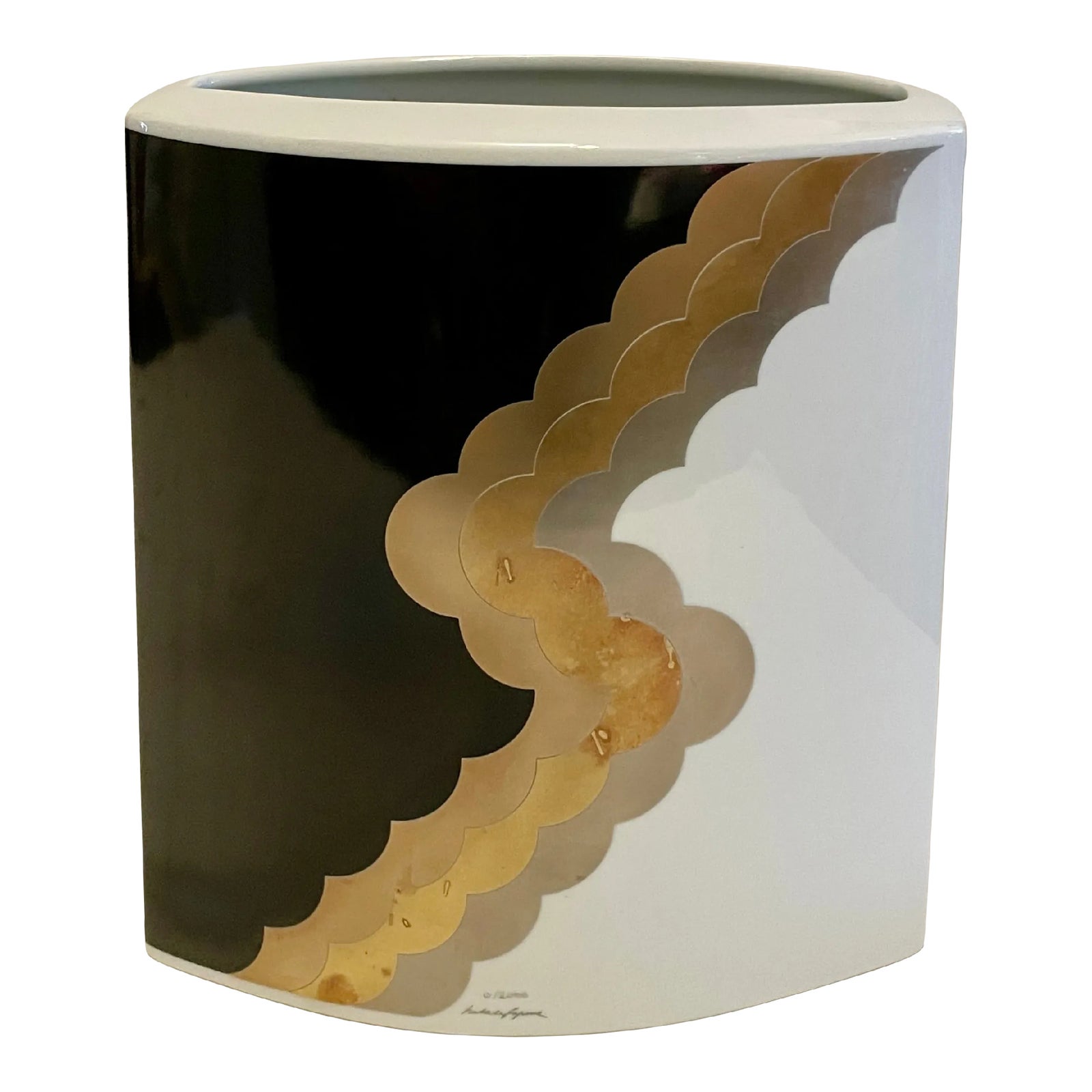 Large Porcelain Vase by Natale Sapone for Rosenthal Studio-Linie ...