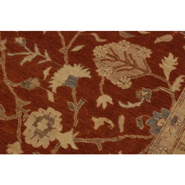 Shabby Chic Kafkaz Rust/Gold Wool Rug -8'11 X 12'9 | Chairish