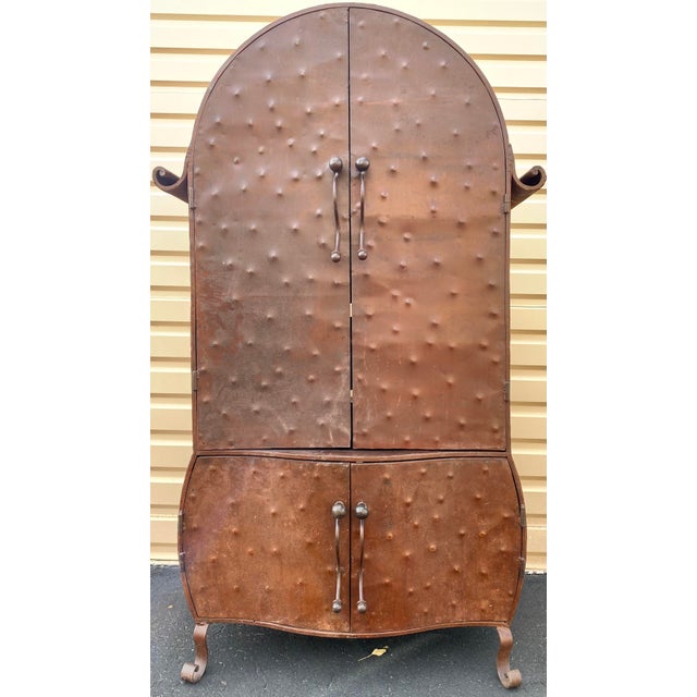 One of a Kind Handcrafted Steel Armoire (Mexico) | Chairish