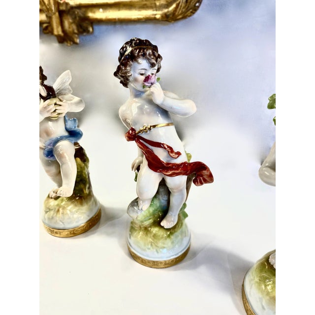 Rudolstadt-Volkstedt Porcelain--Grouping of Putti | Chairish