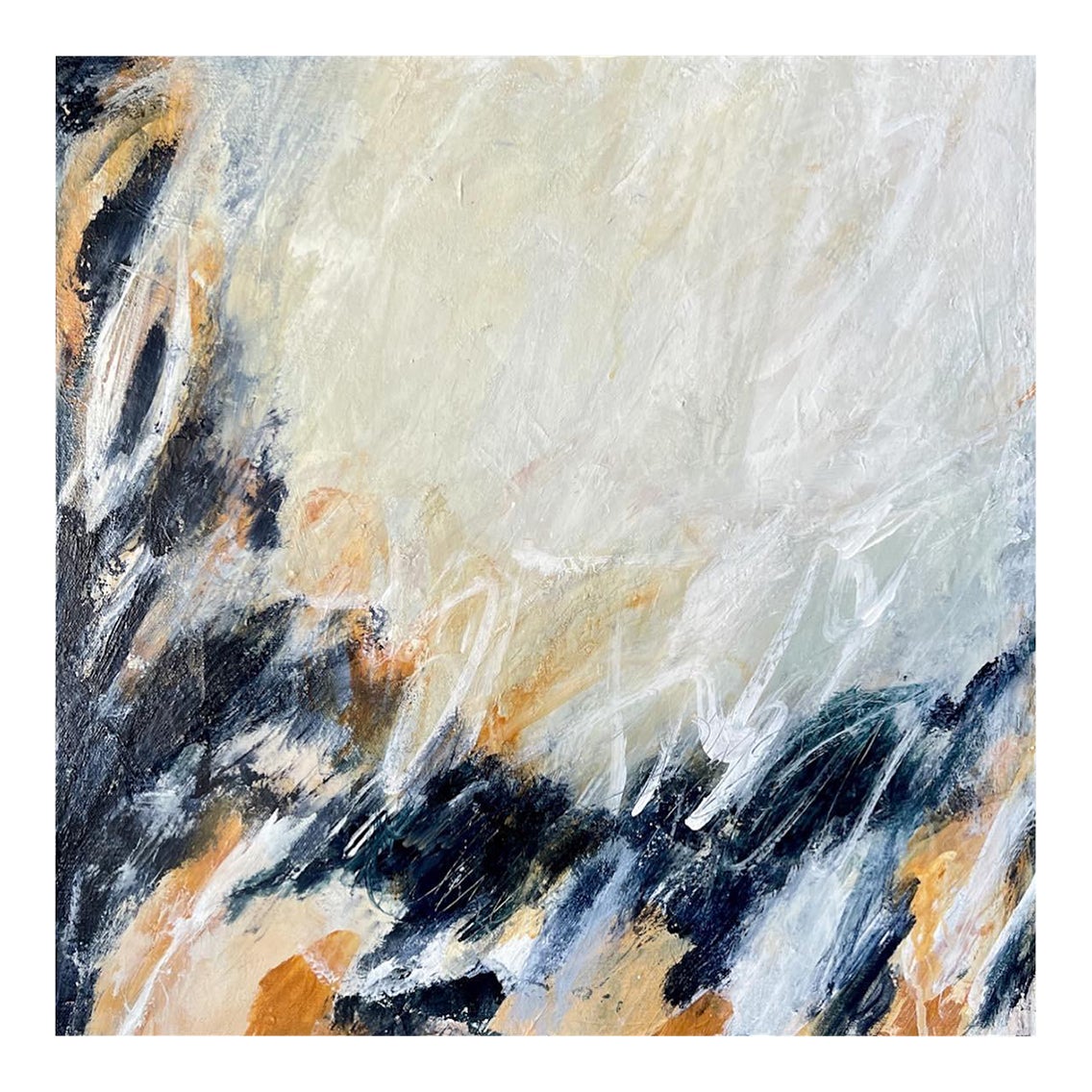 Possibility of Presence Abstract Painting by Melanie Biehle | Chairish