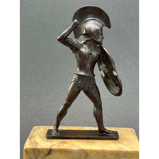 19th Century Bronze Statuette of Achilles After the Antique | Chairish