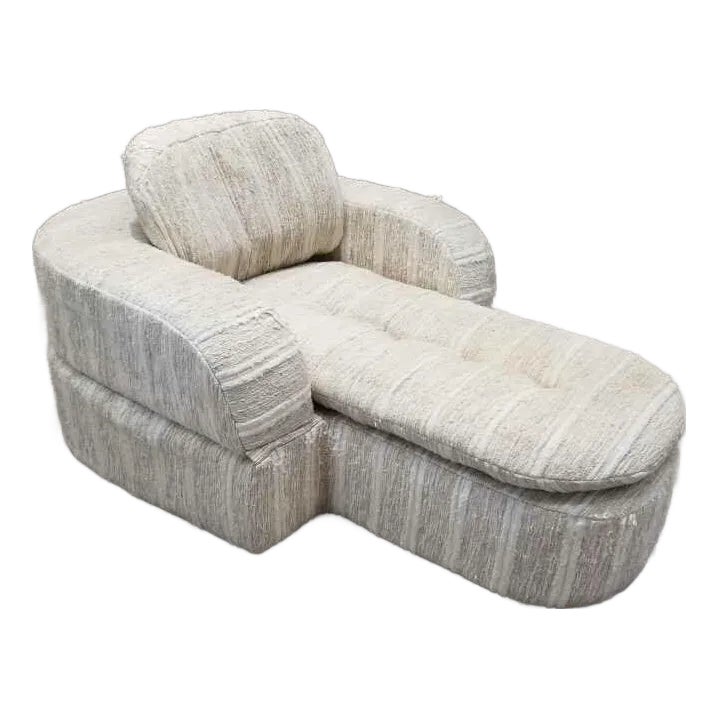 Vintage Modern Flip-Futon Lounge by Spherical Furniture Company | Chairish