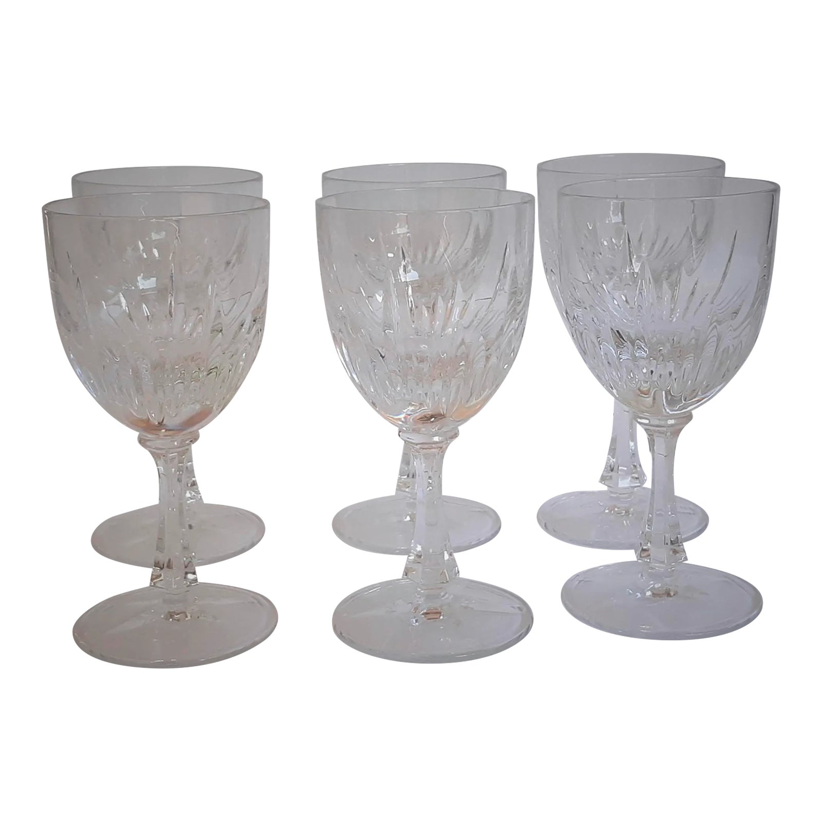 Vintage Gorham "Heathglow" Wine Glasses Stemware - Set of 6 | Chairish