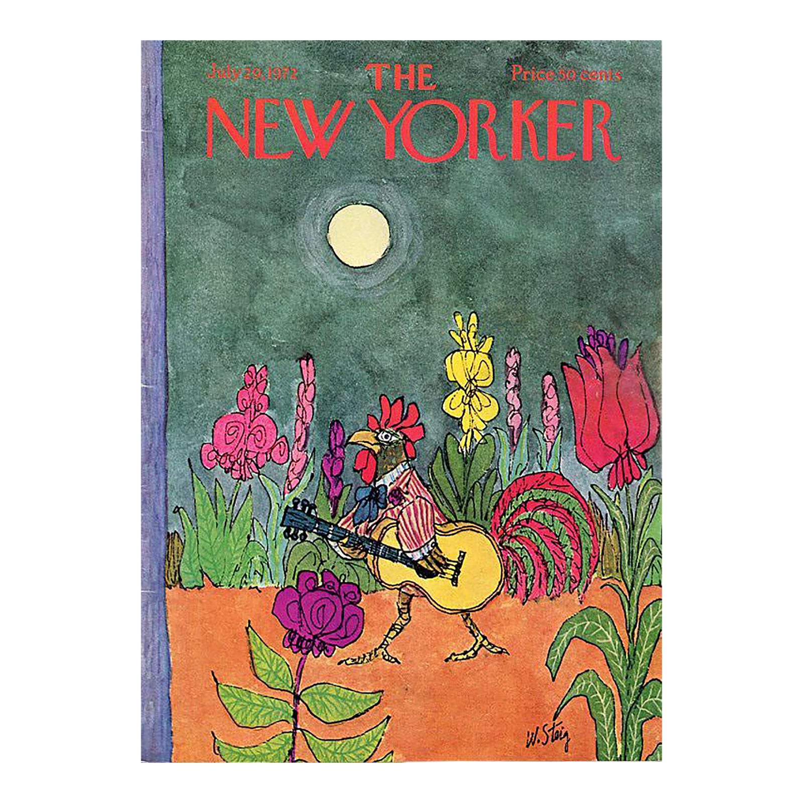 1972 Vintage New Yorker Cover, July 29 (William Steig), Original New ...