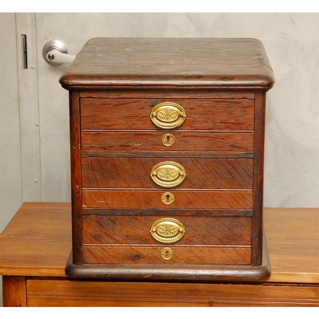 Late 19th Century Desk Top File Cabinet | Chairish