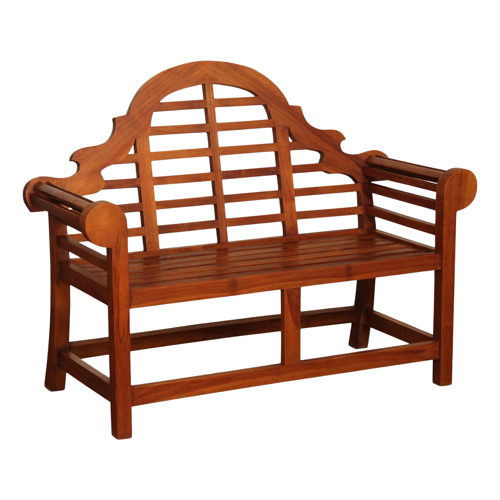 Broyhill Lutyens Style Teak Bench | Chairish