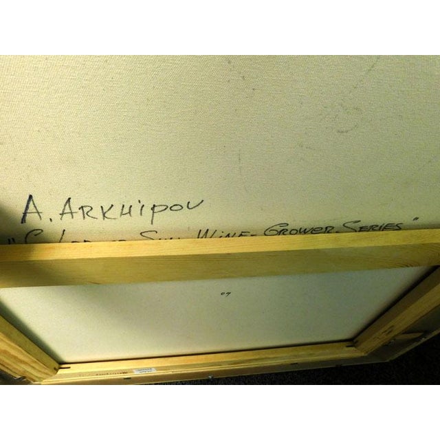 Anton Arkhipov "Color of Sun-Wine Grower's Series" Hand Signed on ...