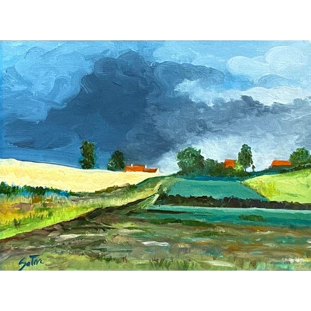 Oil Painting of an English Landscape | Chairish