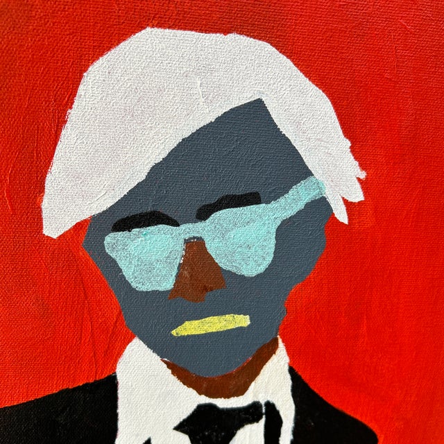 "Andy Warhol" Original Naive Outsider Neo Expressionist Street Art ...