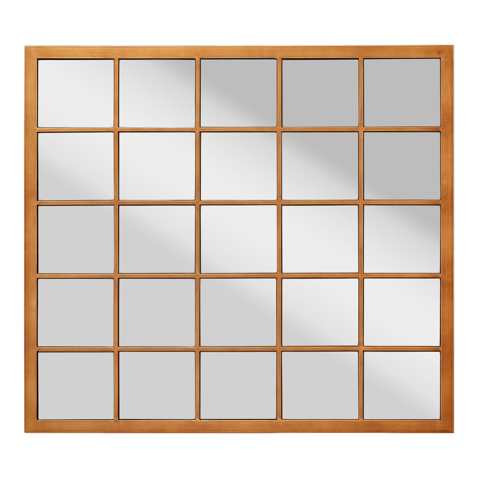 Rectangular Grid Mirror | Chairish