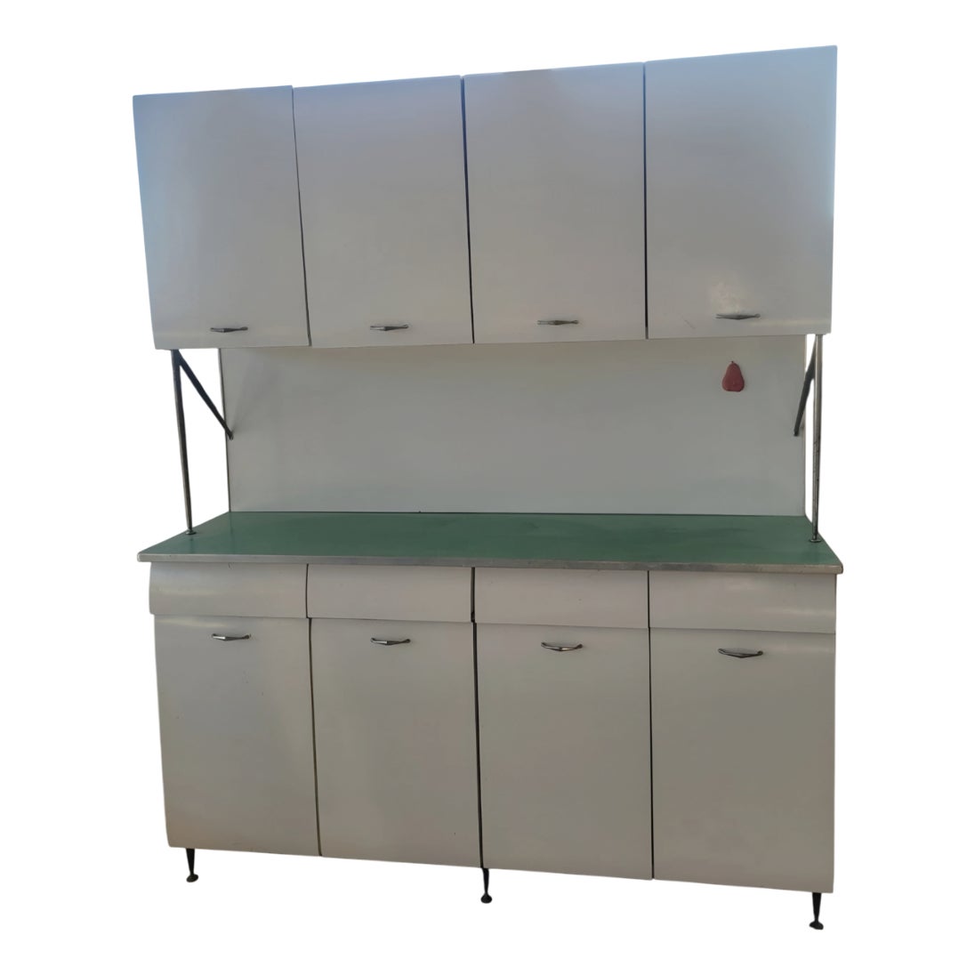 Vintage Formica Sideboard with 8 Doors, 1960s | Chairish