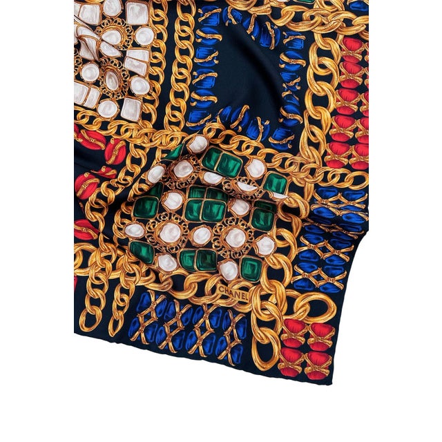 Vintage Chanel Chain Scarf | Chairish