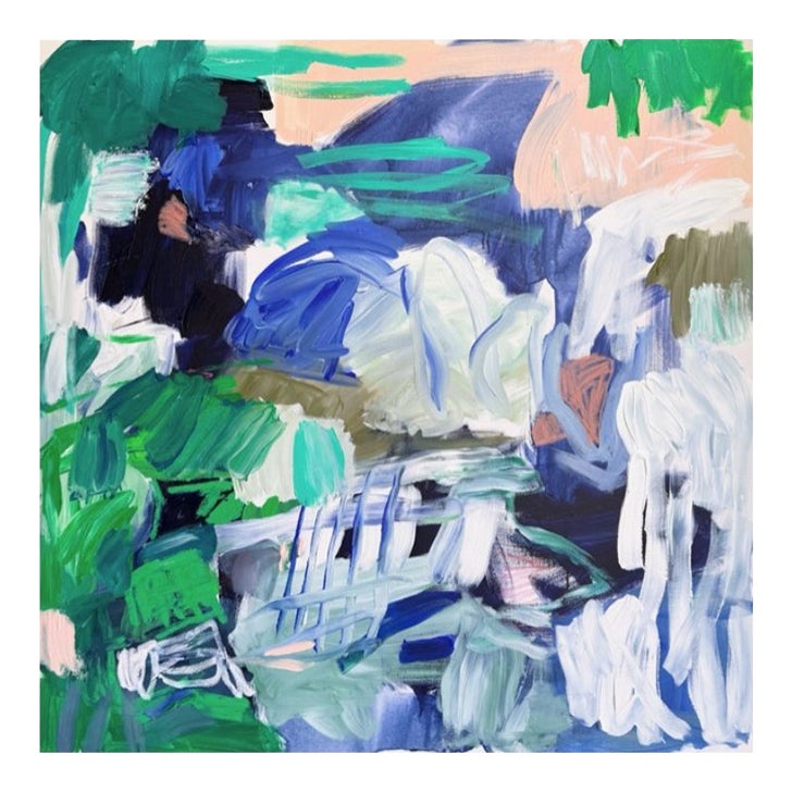 "Moon River" Original Painting by Hayley Morée | Chairish