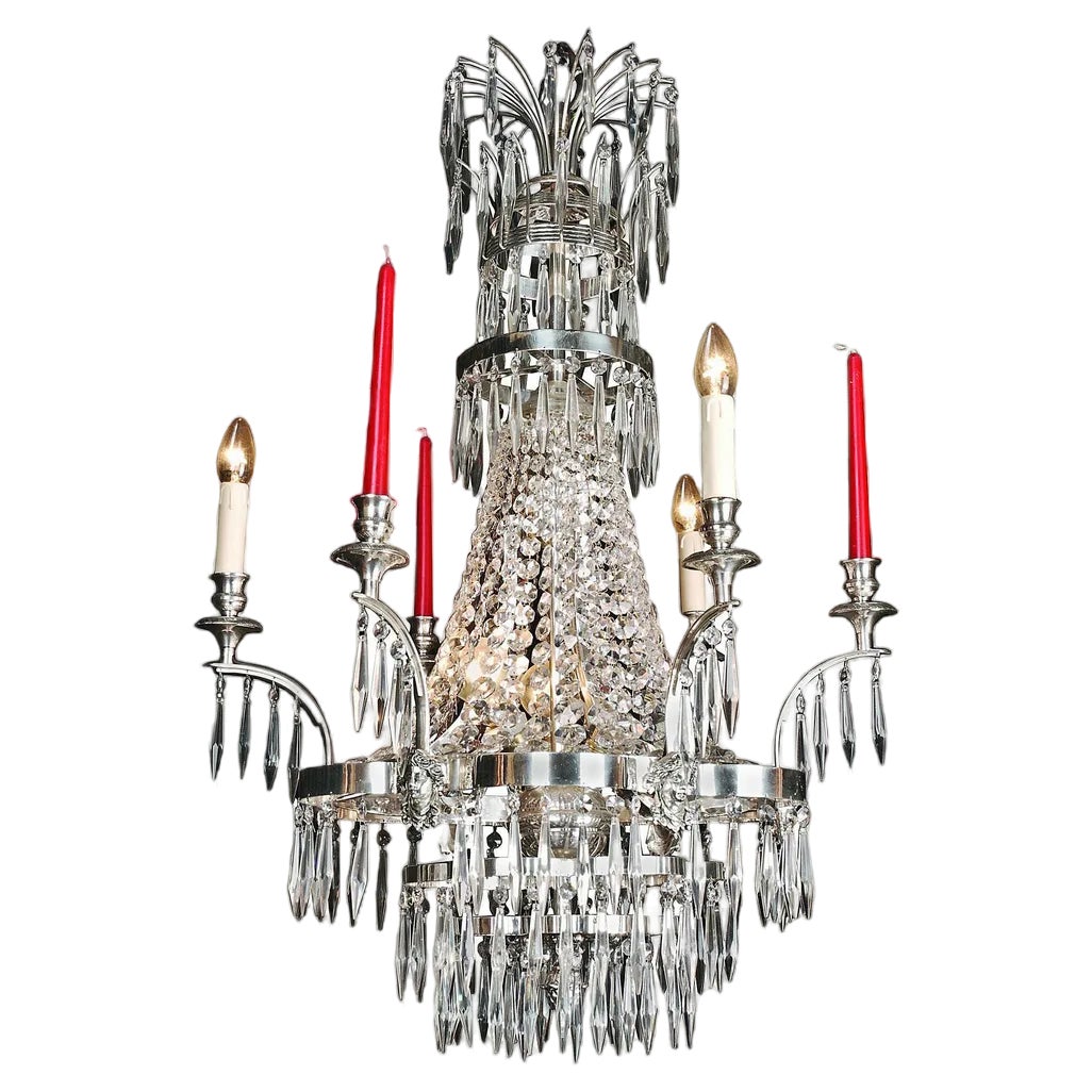 20th Century Swedish Ceiling Chandelier | Chairish