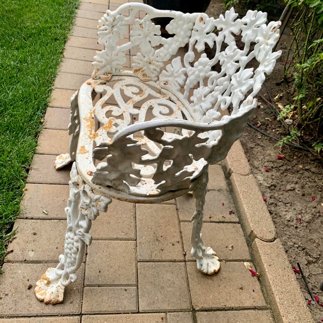 Cast iron garden chairs for sale store