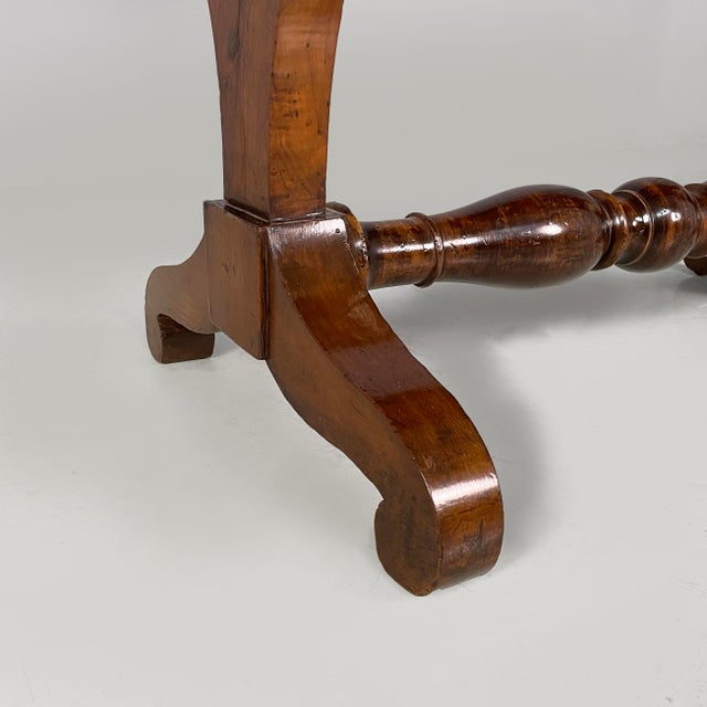 Empire Italian Self-Supporting Floor Mirror in Wood, 1850s | Chairish