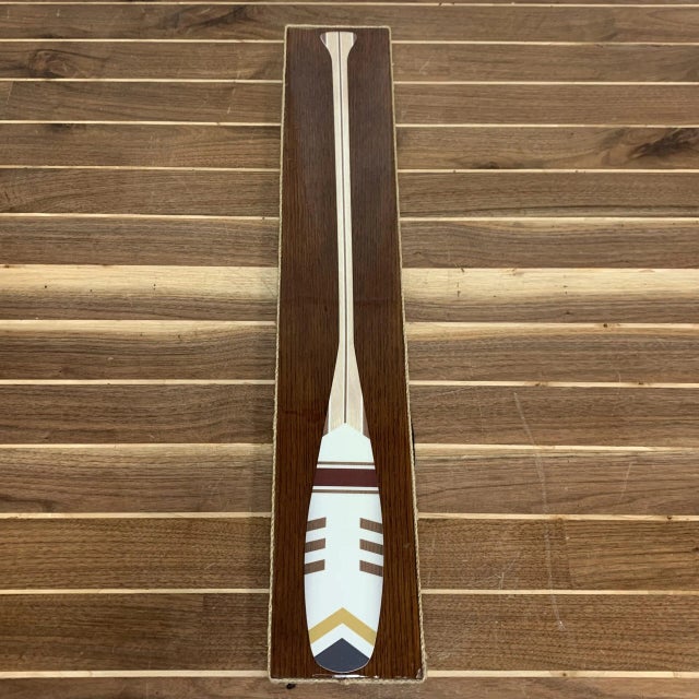 Vinyl Paddle on Wood Board With Decorative Border | Chairish