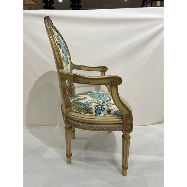 Early 20th Century Attributed Louis XVI Bergere Armchair with Carved ...